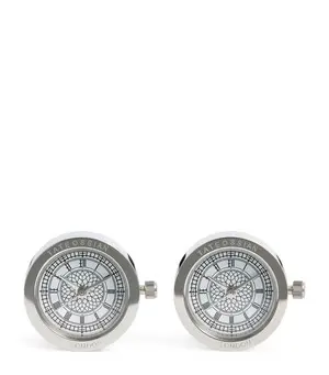 Tateossian Big Ben Watch Cufflinks - Silver