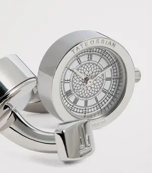 Tateossian Big Ben Watch Cufflinks - Silver