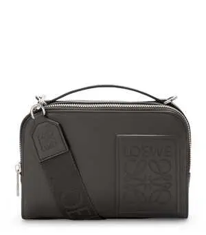 Loewe Mini Leather Camera Bag With Embossed Anagram Patch