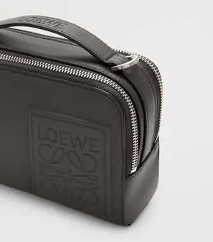 Loewe Mini Leather Camera Bag With Embossed Anagram Patch