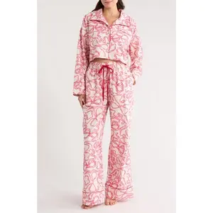 KILO BRAVA Print Cotton Pajamas - Dancing Bows
