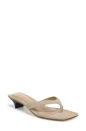 Vince Sanjuan Leather Flip Flop - Dune-dm
