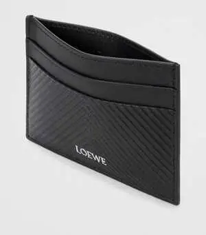 Loewe Leather Chevron Card Holder