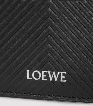 Loewe Leather Chevron Card Holder