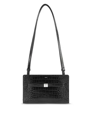 TOTEME Belted Croc Embossed Leather Crossbody