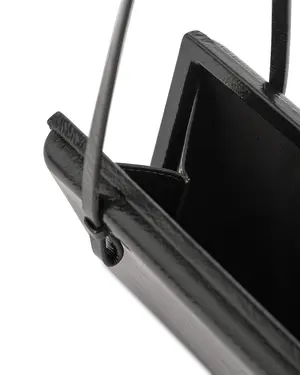 TOTEME Mini Naplack Leather Cocktail Bag - Black