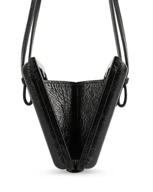 TOTEME Mini Naplack Leather Cocktail Bag - Black