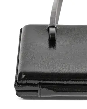 TOTEME Mini Naplack Leather Cocktail Bag - Black