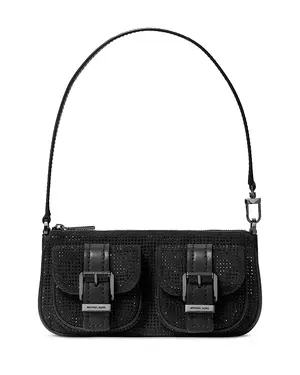 Michael Kors Zoe Small Convertible Pouchette - Black