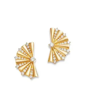 Bloomingdale'S Diamond Earrings In 14k Yellow 0.75 Tcw - Gold