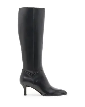 Dolce Vita Aldy Leather Boots - Black Leather