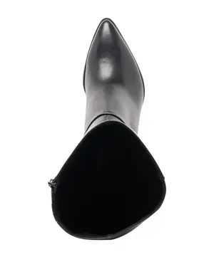 Dolce Vita Aldy Leather Boots - Black Leather