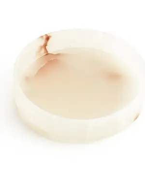 THE COLLECTIVE HOME Santo Alabaster Vanity Tray