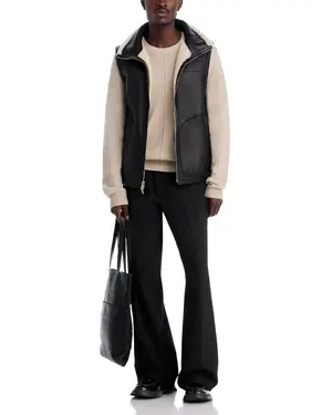 Helmut Lang Relaxed Fit Shearling Vest