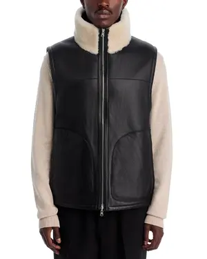 Helmut Lang Relaxed Fit Shearling Vest