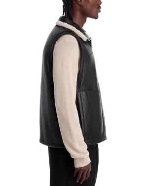 Helmut Lang Relaxed Fit Shearling Vest