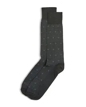 Bloomingdale'S Dot Crew Socks - Black