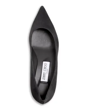 JIMMY CHOO Amelia Pumps In Suede - Graphite