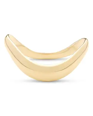 Lana Jewelry 14k Yellow Curved Bubble Ring - Gold