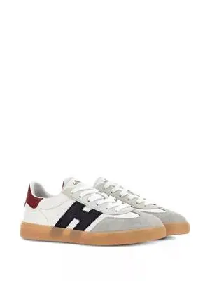 Hogan Logo-appliqué Leather Sneakers