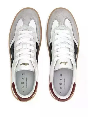 Hogan Logo-appliqué Leather Sneakers