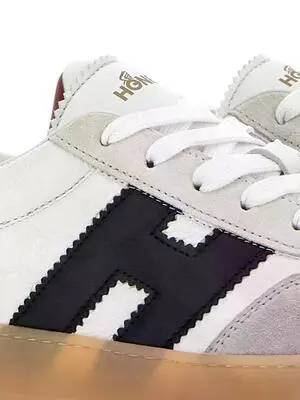 Hogan Logo-appliqué Leather Sneakers