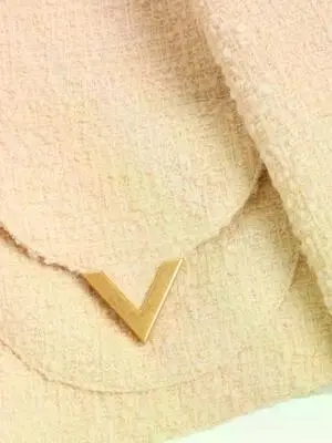 Valentino Garavani V Logo-detail Jacket - Neutrals