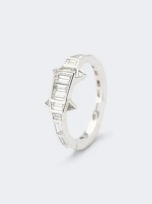 BIBI VAN DER VELDEN Diamond Alligator Ring - Wg