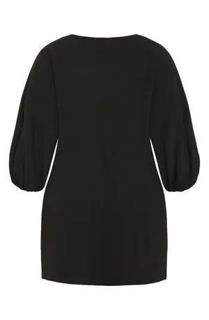 City Chic Oakleigh Long Sleeve Mini Shift Dress