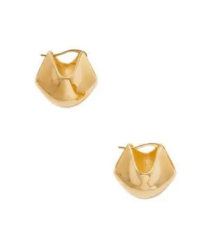 Khaite Lotus Small -plated Earrings - Gold