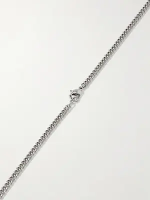 Khaite Lotus Small -tone Necklace - Silver