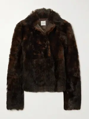 TOTEME Shearling Jacket - Brown