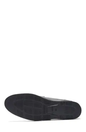 A. VEER Mason Penny Loafer - Black Leather