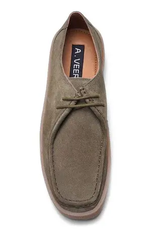A. VEER Mason Moc Derby - Olive Leather