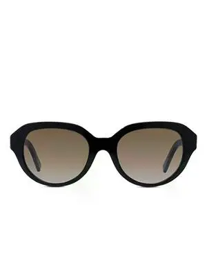 Givenchy Geometric Frame Sunglasses With Logo Detail - Black