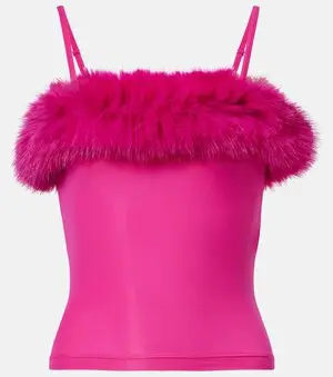 Balenciaga Jersey Tank Top - Pink