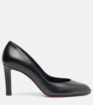 CHRISTIAN LOUBOUTIN Fannylove 85 Leather Pumps - Black