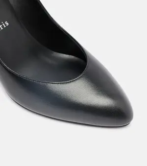 CHRISTIAN LOUBOUTIN Fannylove 85 Leather Pumps - Black