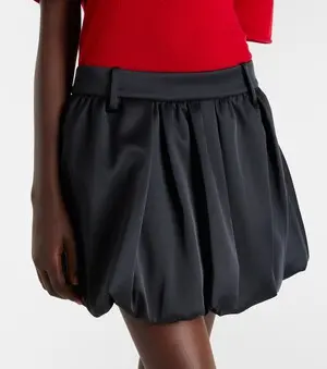 Dorothee Schumacher Shiny Statement Duchesse Mini Skirt - Grey