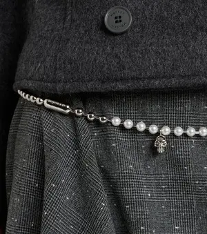 Alexander McQueen Skull Embellished Chain Belt