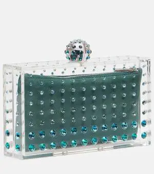 AQUAZZURA Tequila Mini Beaded Clutch