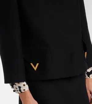 Valentino Garavani Vgold Crepe Couture Jacket