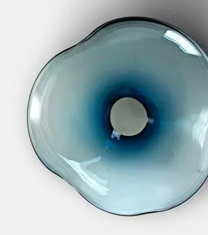 ALEXA LIXFELD Ocean Glass Decorative Object - Blue