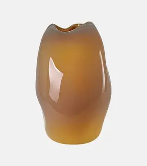 ALEXA LIXFELD Meteorite Glass Vase - Brown
