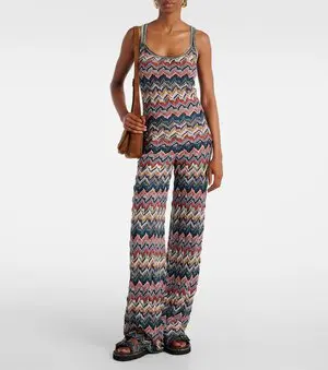 Missoni Zigzag Lamé Tank Top - Multicoloured