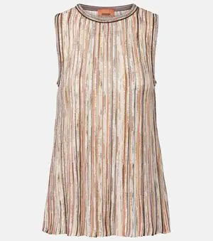Missoni Missoni Sequined Lamé Top Brown