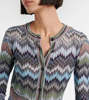 Missoni Zigzag Viscose Cardigan - Multicoloured