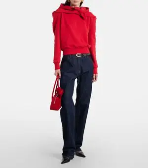 Magda Butrym Hoodie With Scarf Detail