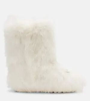 Versace Shearling Boots
