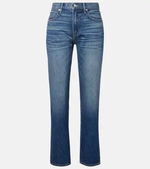 SLVRLAKE Amber Mid-rise Slim Jeans - Blue